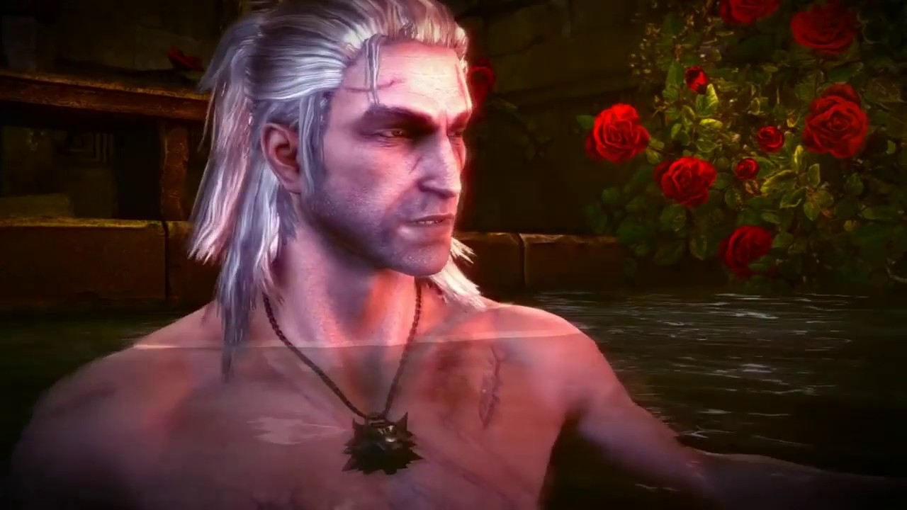 Triss Merigold & Geralt Romantic Scene - Witcher 2 - YouTube