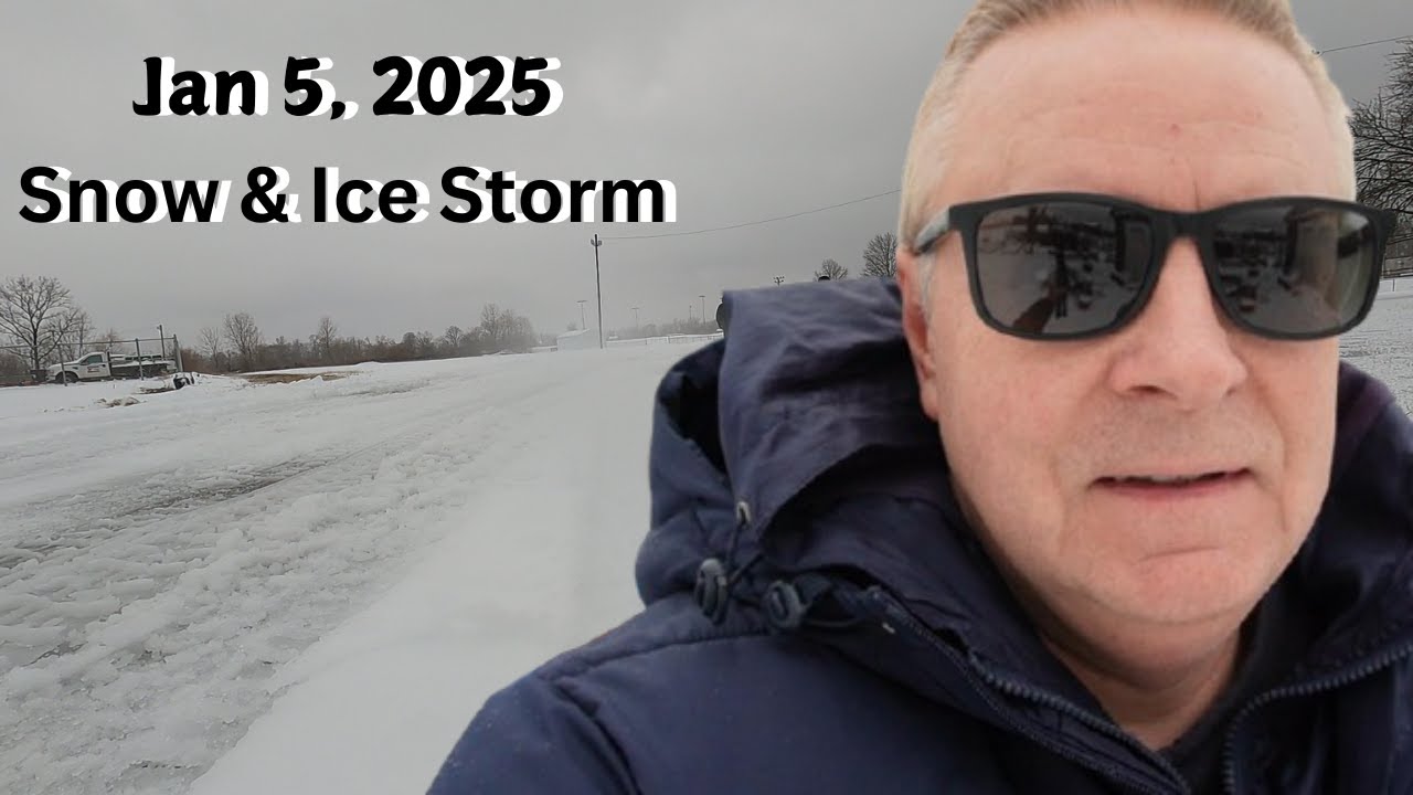 Snow & Ice Storm January 5 2025 - YouTube