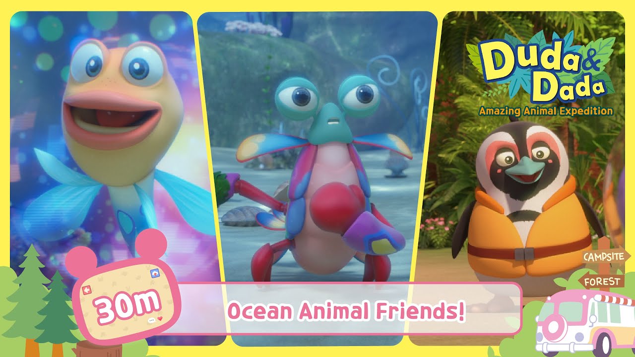30-minute special | Ocean Animal Friends! | Season 3 ep01, ep04, ep06 ...