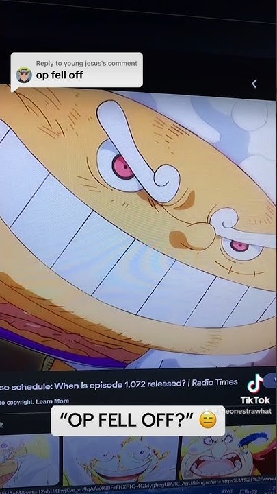 ONE PIECE FELL OFF!! #onepiece #anime - YouTube