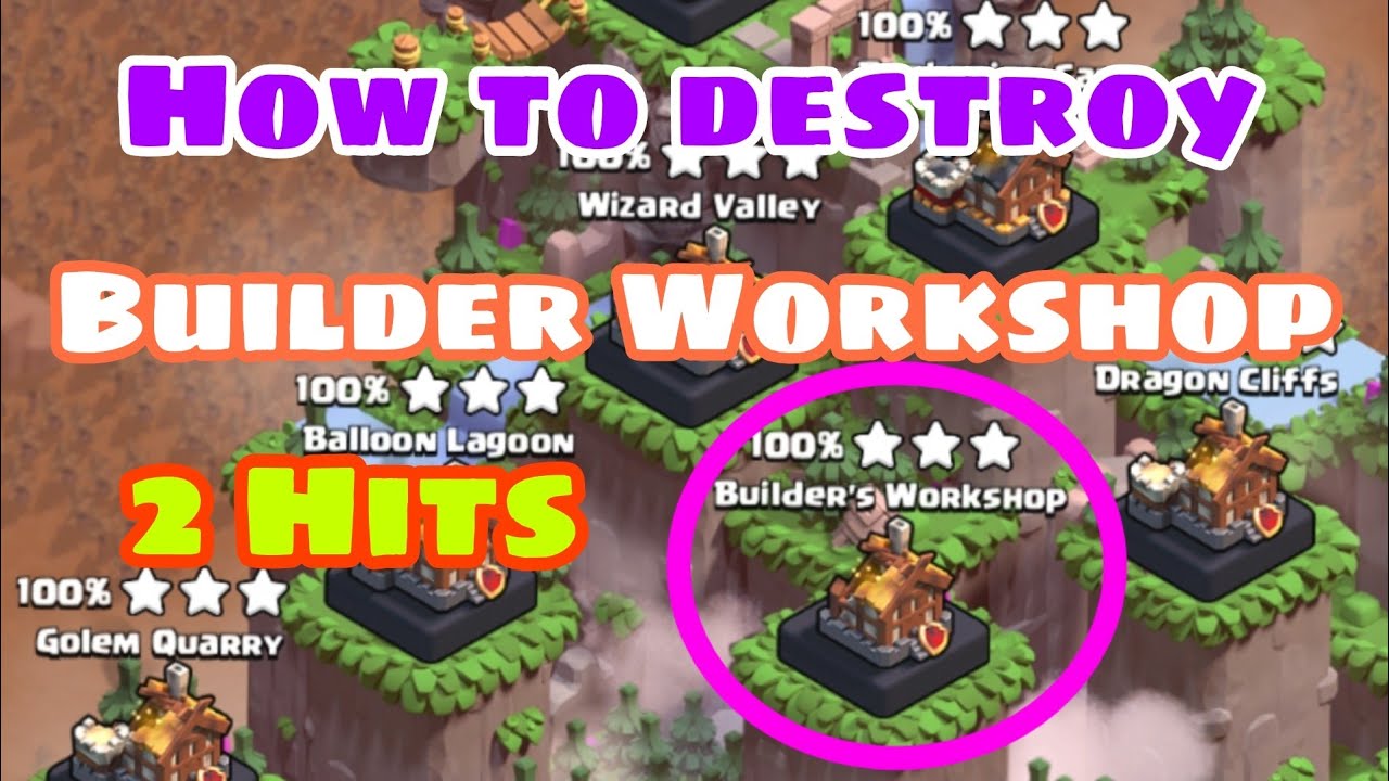 Builder Workshop ( level 4 ) Down by 2 hits / How to down Builder ...