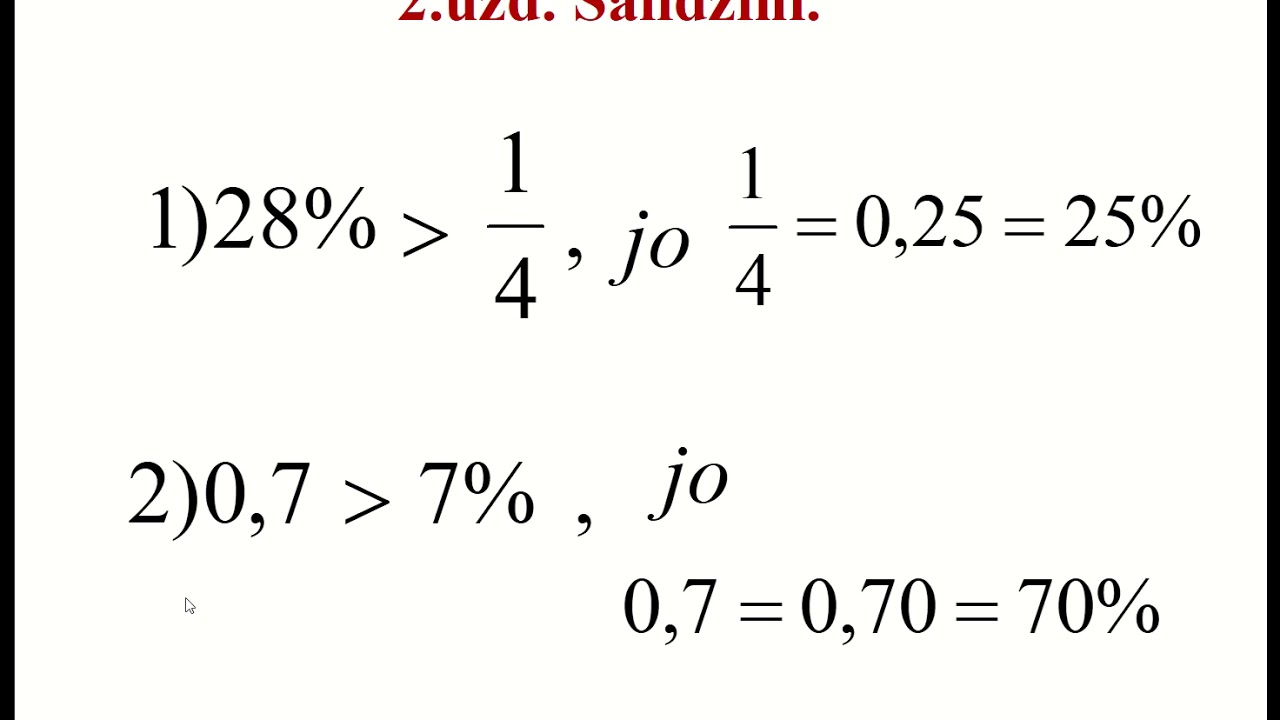 Procenti un daļas 2 - YouTube