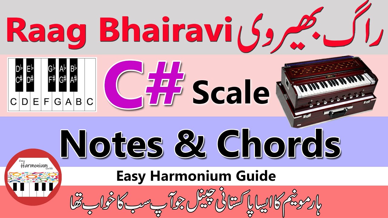 C# Scale | Raag Bhairavi | Notes & all Chords - YouTube