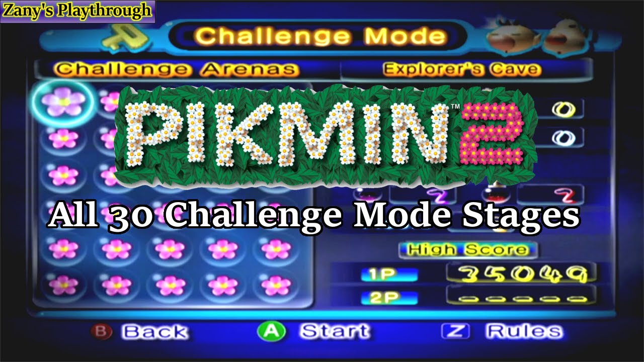 Pikmin 2: Challenge Mode - All 30 Stages (Gamecube Version) - YouTube