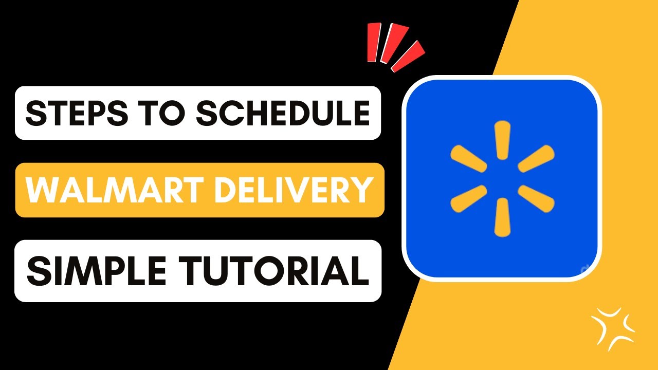 How To Schedule Walmart Delivery - YouTube