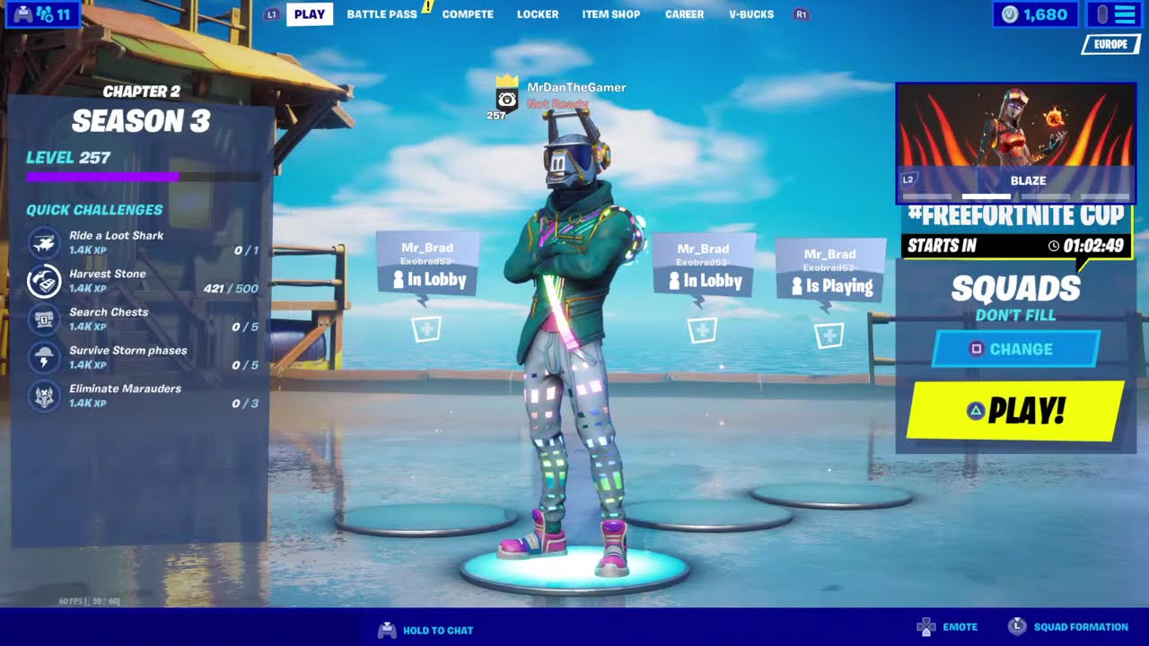 Free Fortnite Tournament Apple Skin! Waiting Skin To Arrive! Doing Bot ...