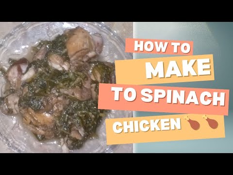 delicious spinach chinken recipe - YouTube