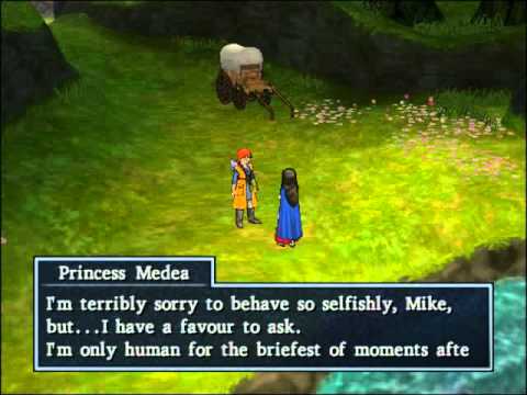 95 Dragon Quest 8 Cut-scene - Trode Laments Princess Medea's Failed ...