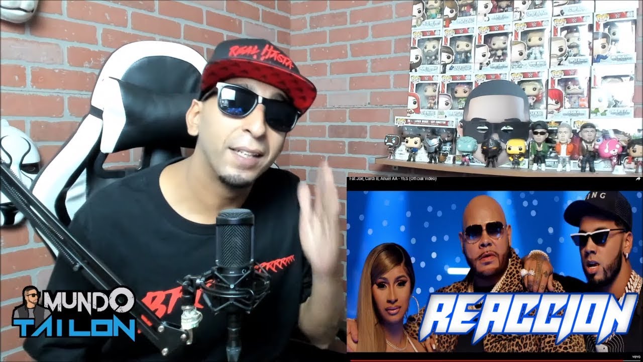 [REACCION] Fat Joe, Cardi B, Anuel AA - YES (Official Video) - YouTube