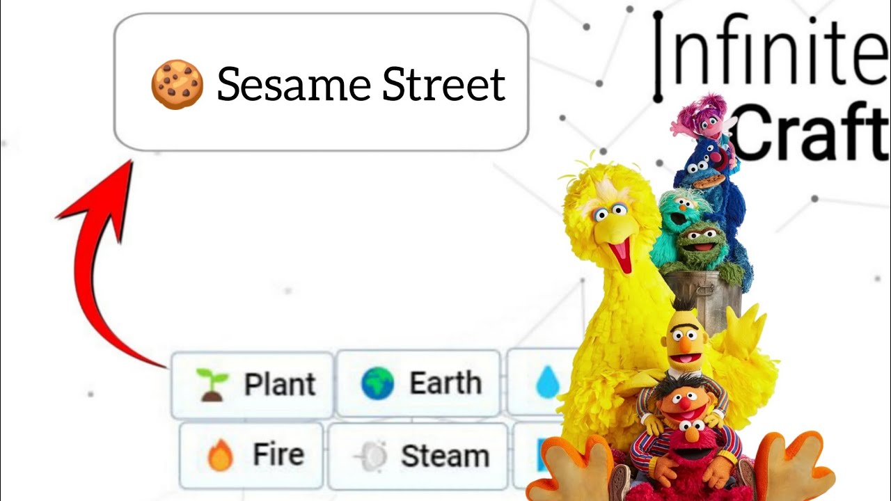 How to make Sesame Street in infinite craft | infinity craft - YouTube