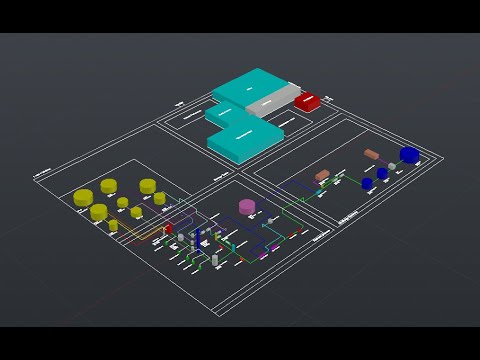 3D PLANT LAYOUT - YouTube
