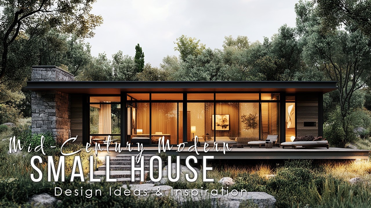 Small Mid-Century Modern House Tour: Affordable and Stylish Home ...