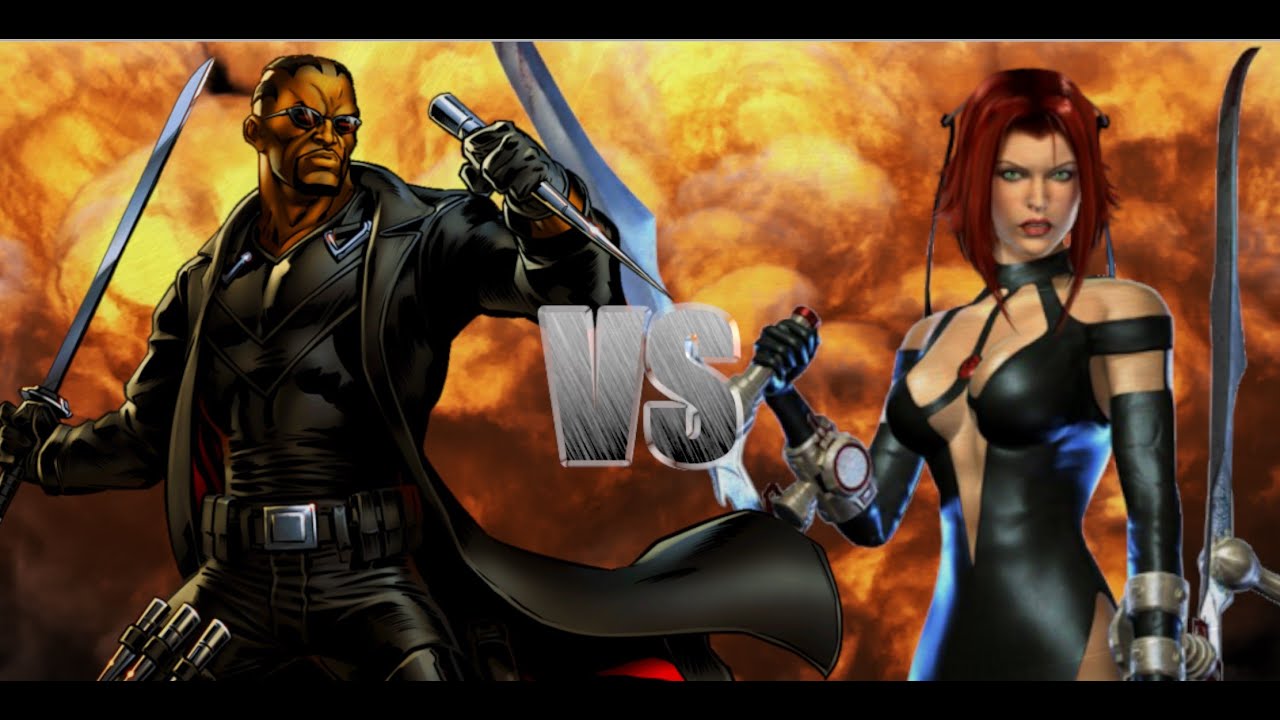 MUGEN - Blade (Marvel) VS Rayne (BloodRayne) - YouTube
