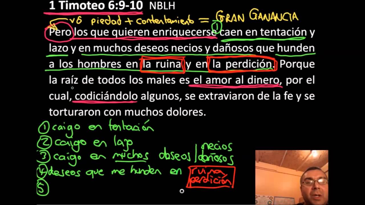 1 Timoteo 6 9 10 - YouTube