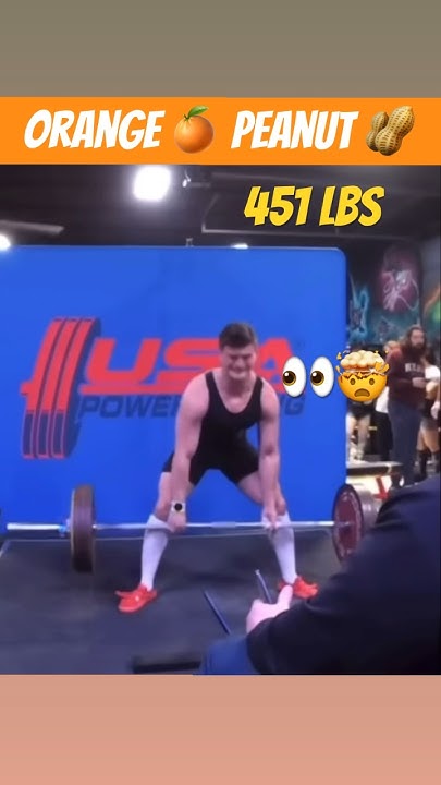 OrangePeanut USAPL Powerlifting 451LBS Max Deadlift #viral #short - YouTube