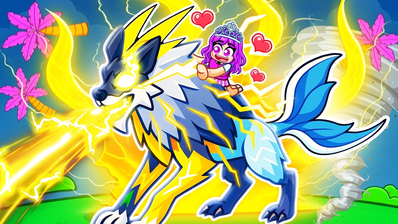 Playing Robox as a PROTECTIVE ELECTRIC DIREWOLF in Creatures of Sonaria! - YouTube