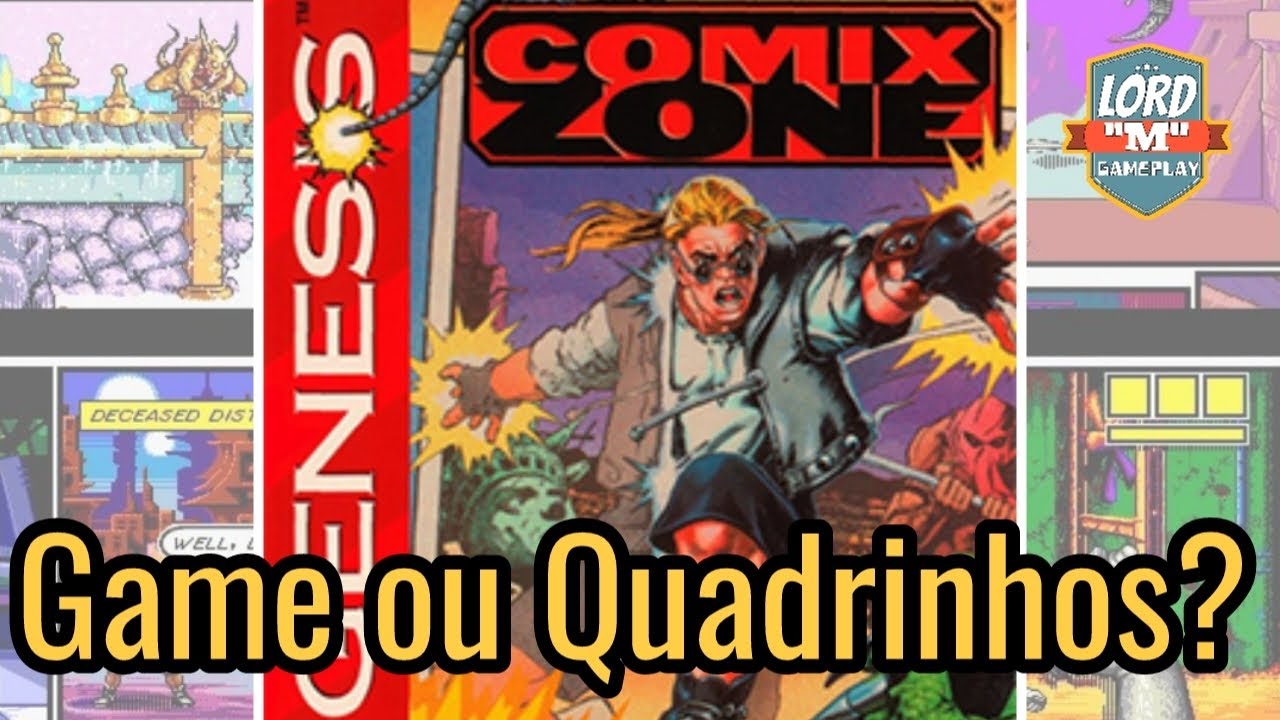 Comix zone - game ou quadrinhos? Venha conhecer o criativo e difícil jogo de mega drive. - YouTube