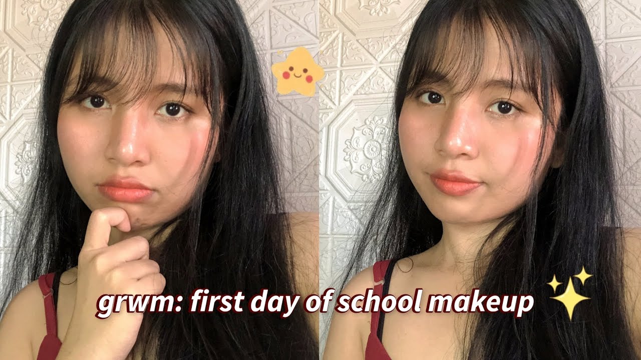 grwm; first day of school makeup | 2023 | first video ₍ᐢ•ﻌ•ᐢ₎ # ...