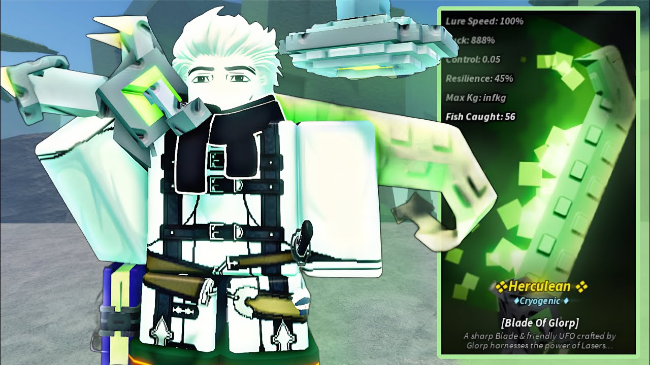 BLADE OF GLORP - САМАЯ СЛОМАННАЯ УДОЧКА В ИГРЕ! | FISCH ROBLOX! - YouTube
