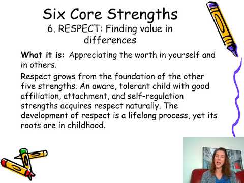 Six Core Strengths that Build Resiliency, Part II - YouTube