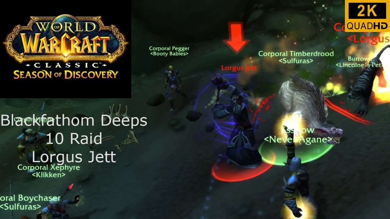 World of Warcraft | Season of Discovery | Blackfathom Deeps | Lorgus ...