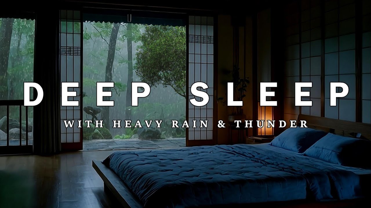 Perfect Rain Sounds For Sleeping And Relaxing - Rain And Thunder Sounds ...