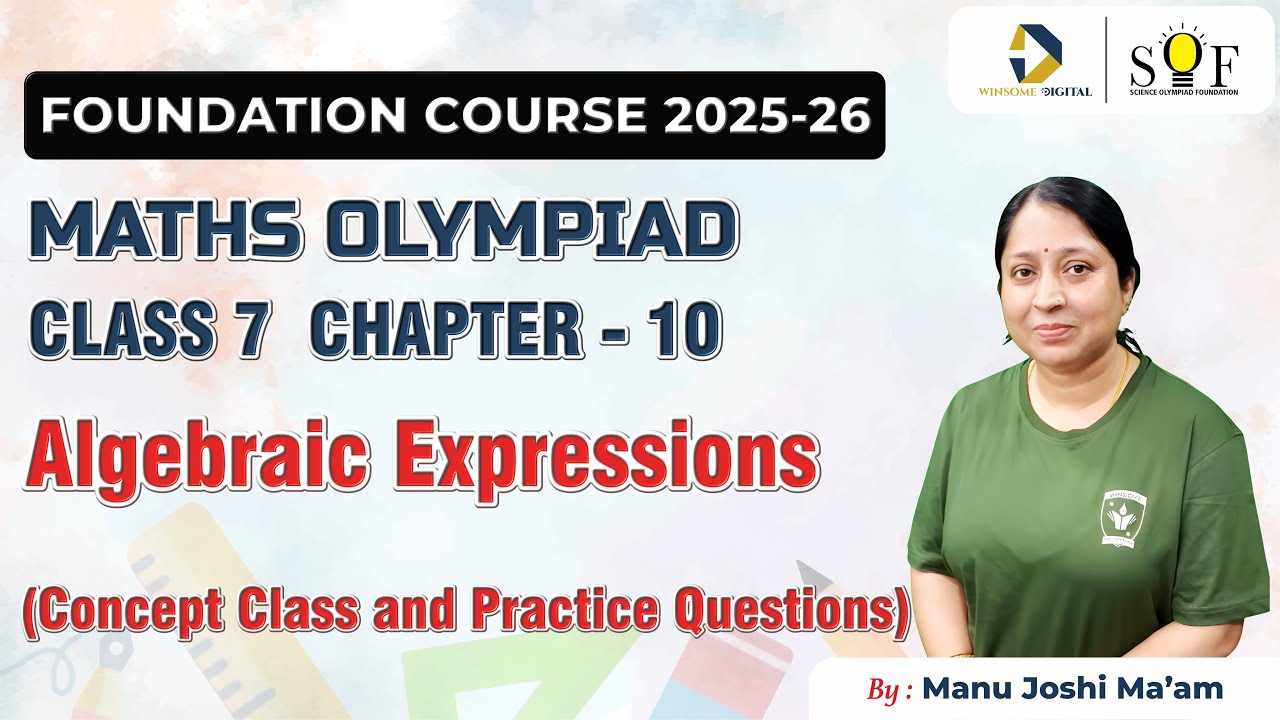 Class 7 Maths Olympiad | Chapter 10 Algebraic Expression | Concept ...