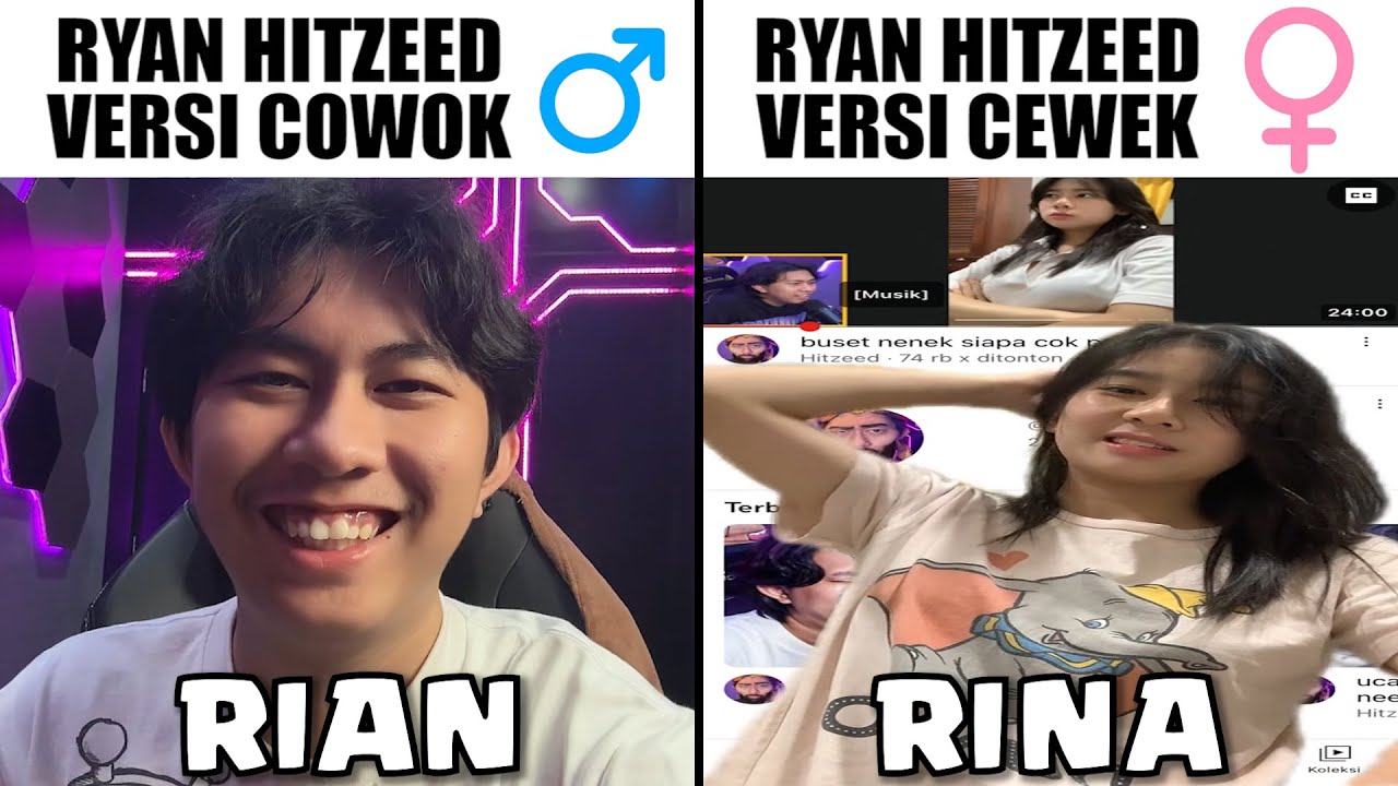 Bang Ryan Hitzeed Versi Cewek (Rina) 🤯... - YouTube