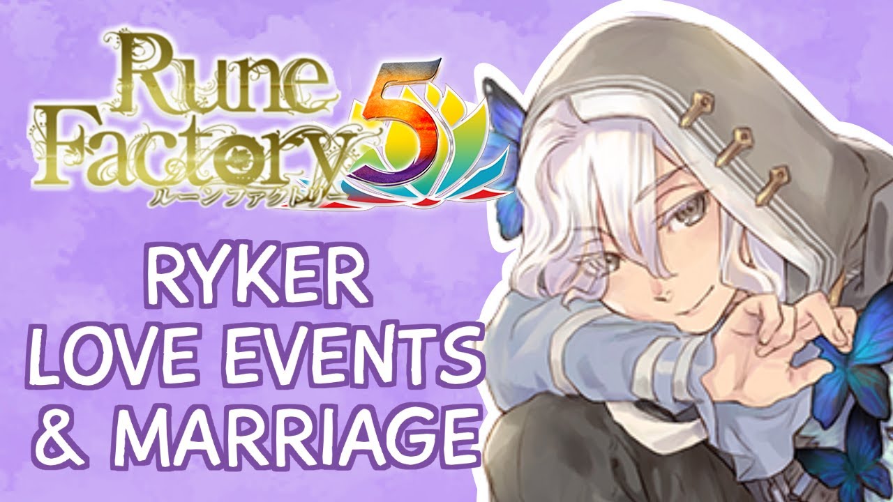 Rune Factory 5 - Ryker Love & Marriage Compilation - YouTube
