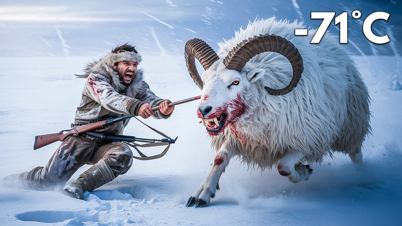5,000kg Snow Sheep Hunt | Harsh Siberia Life in Yakutia - YouTube