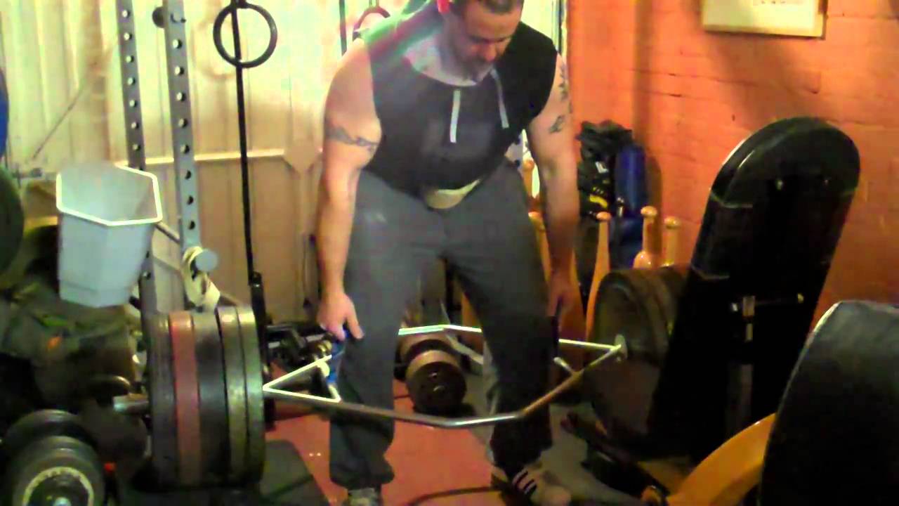 Steve Angell deadlifting 410kgs 903lbs on the Ironmind Eagle loops.MP4 ...