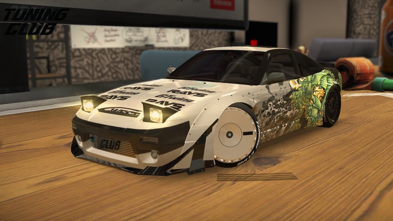 Nissan 180sx (rocket Bunny kit) RC car drifting in the office for your ...