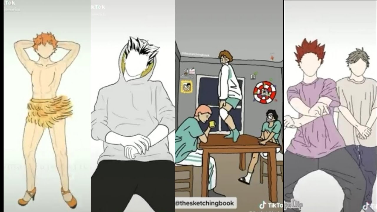 HAIKYUU TIKTOK - dance animation - YouTube