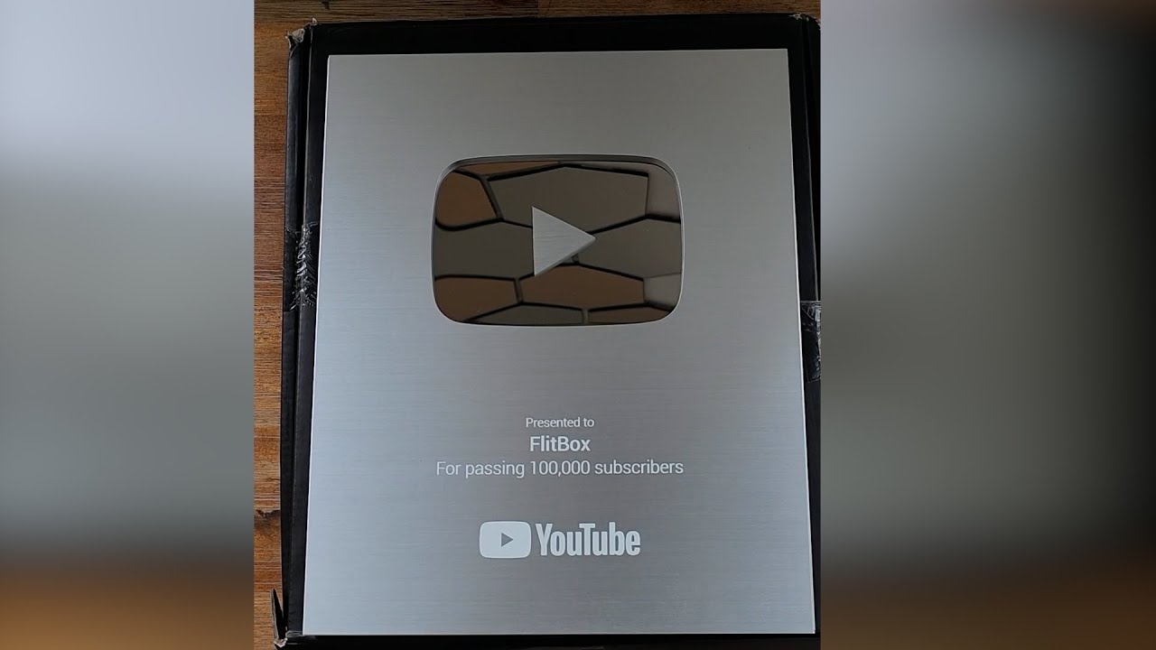 YouTube Silver Play Button | 100k Subscribers YouTube Siver Shield # ...