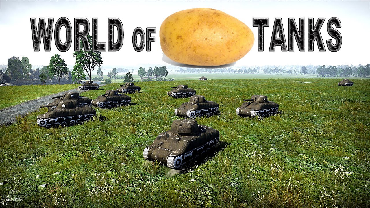 World of Potato Tanks - (1080p/60fps) War Thunder 1.47 Gameplay April ...