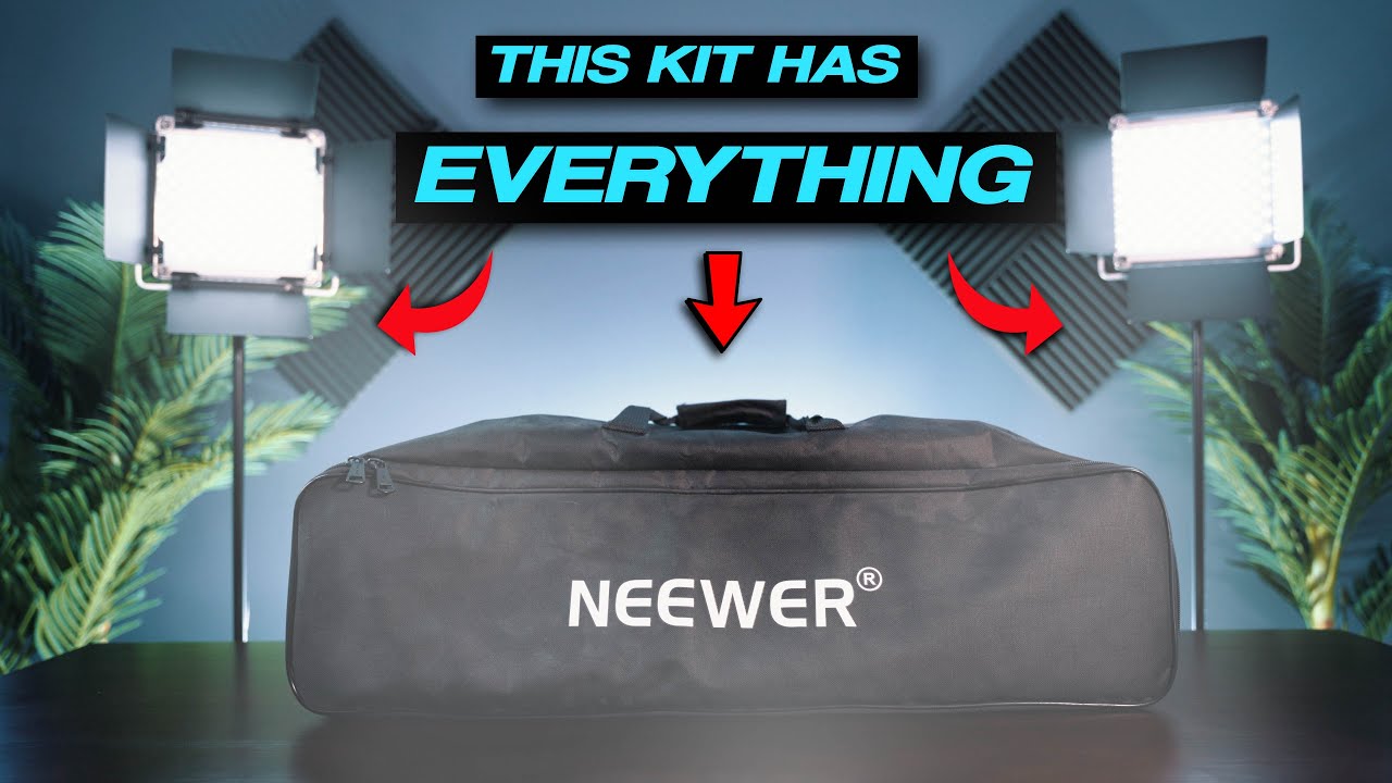 NEEWER 2 PACK 480 RGB LED VIDEO LIGHT KIT // REVIEW - YouTube