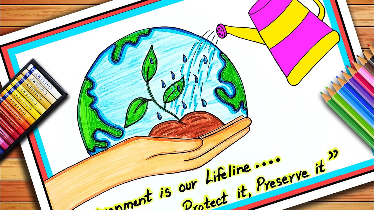 Van Mahotsav Drawing | Van Mahotsav Poster | Nature Conservation Day ...