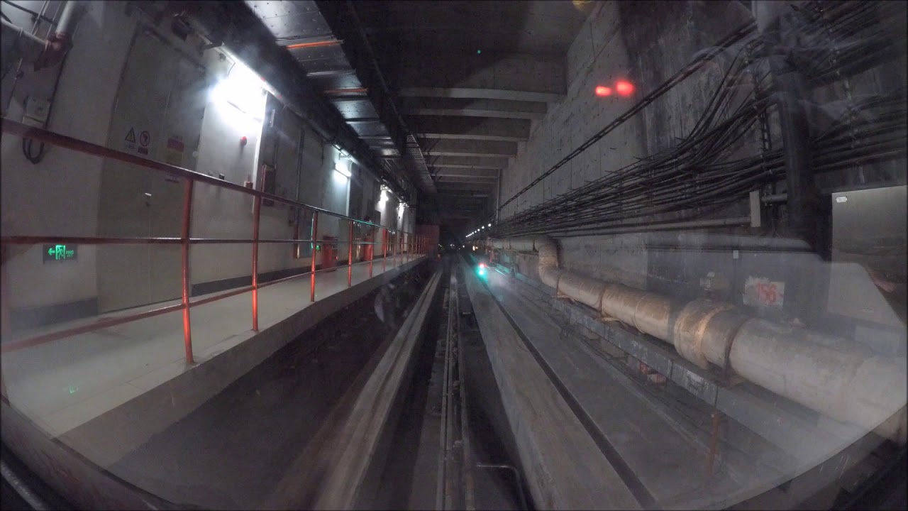 廣州地鐵APM線(往廣州塔)全程前方展望行車片段 Guangzhou Metro Zhujiang New Town APM(to ...