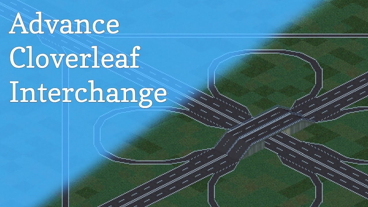 Advance Cloverleaf Interchange | TheoTown Tutorial - YouTube