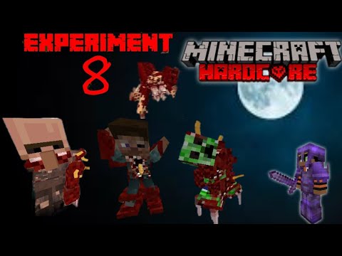 Intento pasarme MINECRAFT con el MOD DE EXPERIMENT 8 EN HARDCORE (final ...