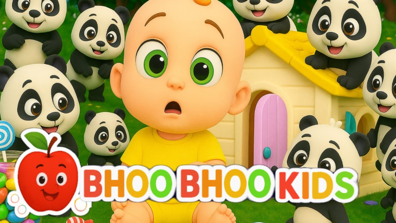 Counting 10 Little Pandas | Fun Numbers Song for Kids | Panda Rhyme ...