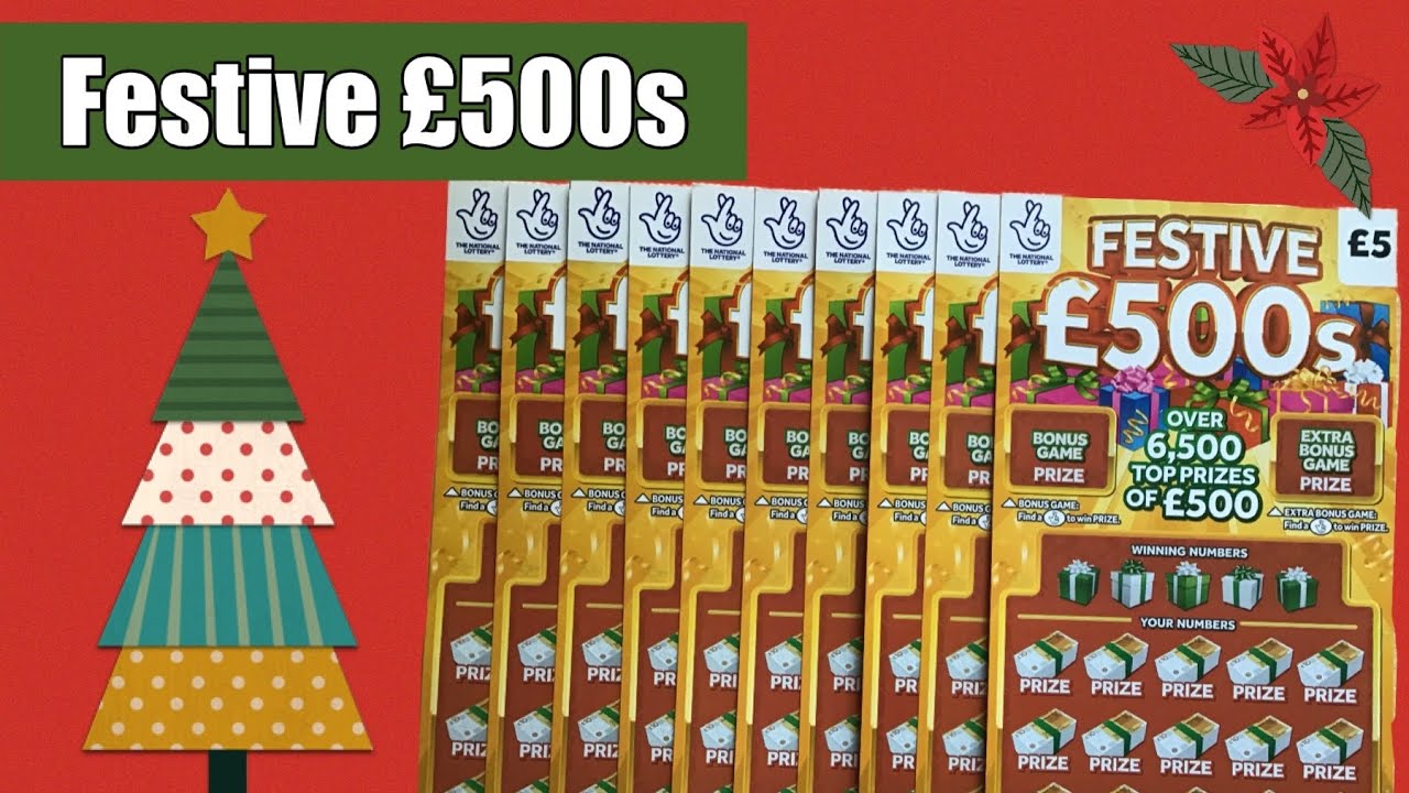 🎄 Festive £500s 🎅🏼 £5 scratch cards today 🎁 National Lottery uk ⛄️ with ...