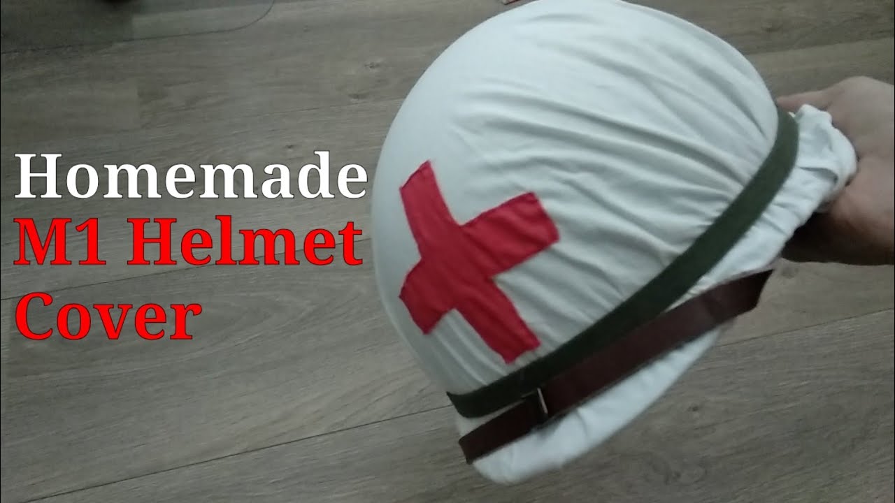 How to make a custom M1 Helmet cover - YouTube