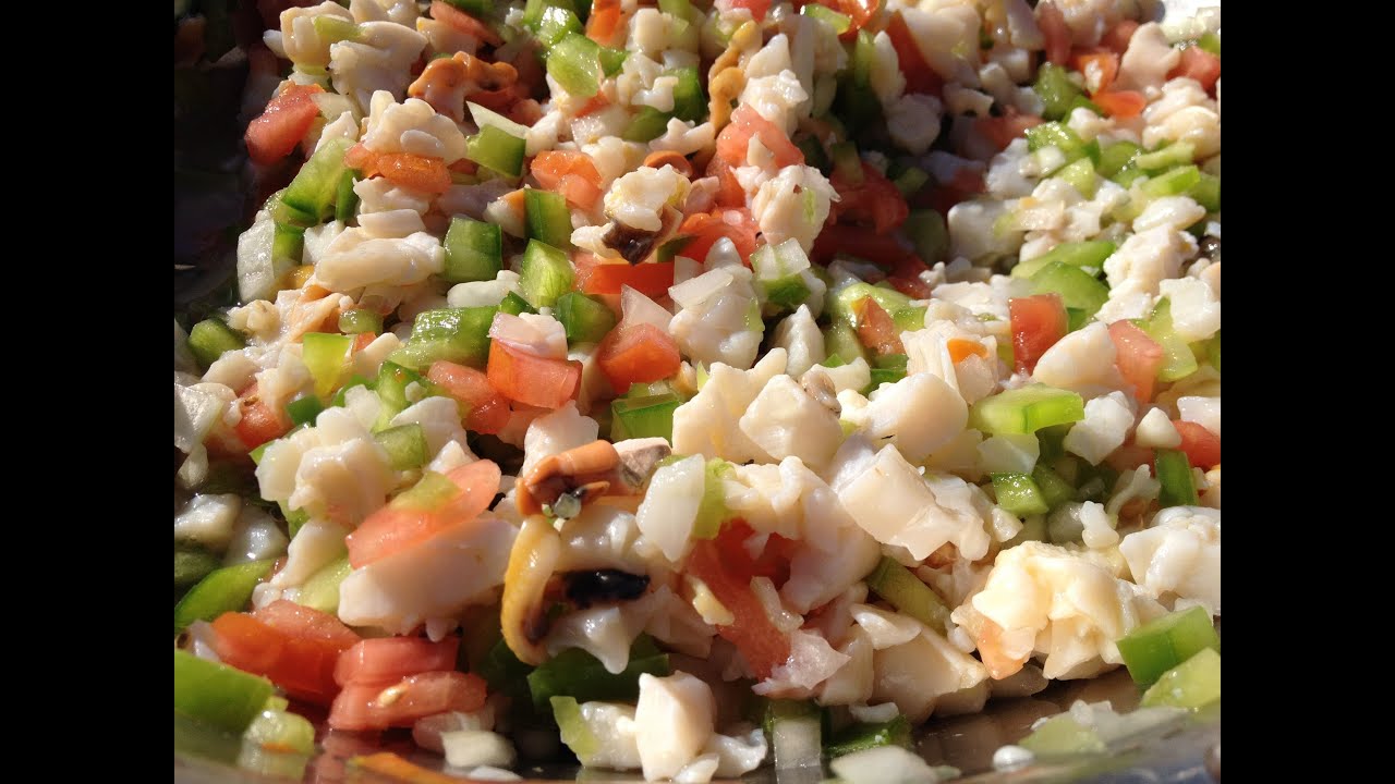 How to clean conch - and make conch salad. A Tasty Thursday video ...