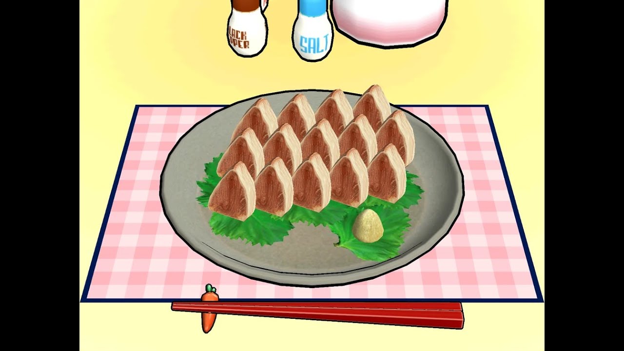 Cooking Mama Cook Off: Grilled Bonito- 1196 points (1:24) - YouTube