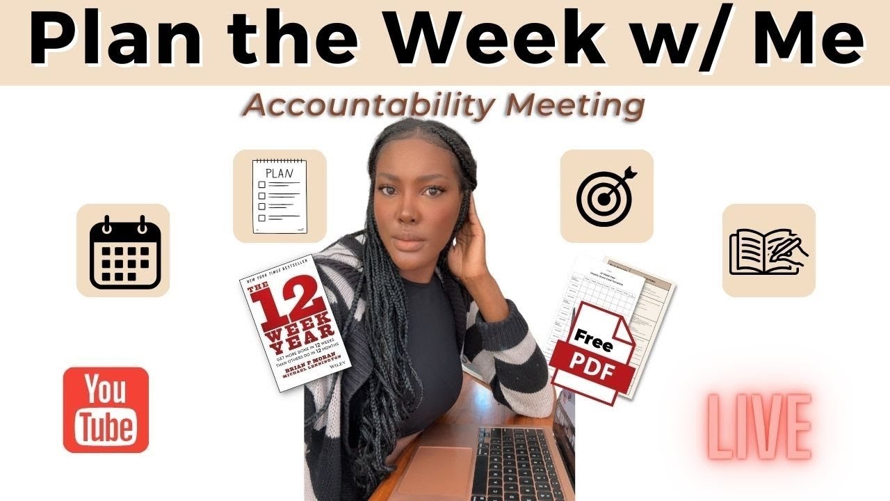 WEEKLY PLANNING + Goal Accountability for PRODUCTIVITY - 12-Week Year ...