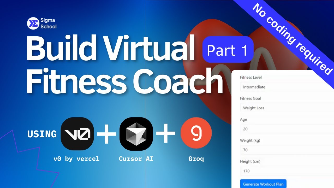 Build Your Own Virtual Fitness Coach with AI – No Coding Needed! Part 1 ...