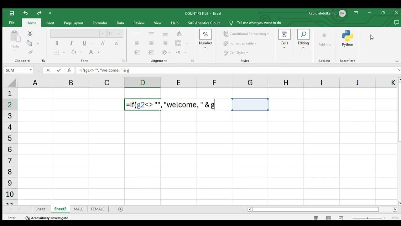 LEARN EXCEL - YouTube