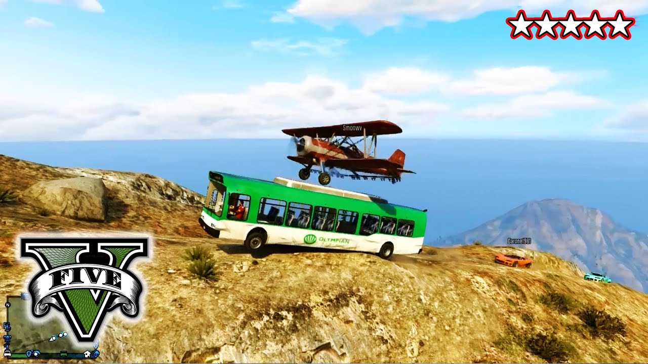 GTA 5 BUS Off-Roading!!! - Bus Demolition Derby GTA 5 - Hanging With ...