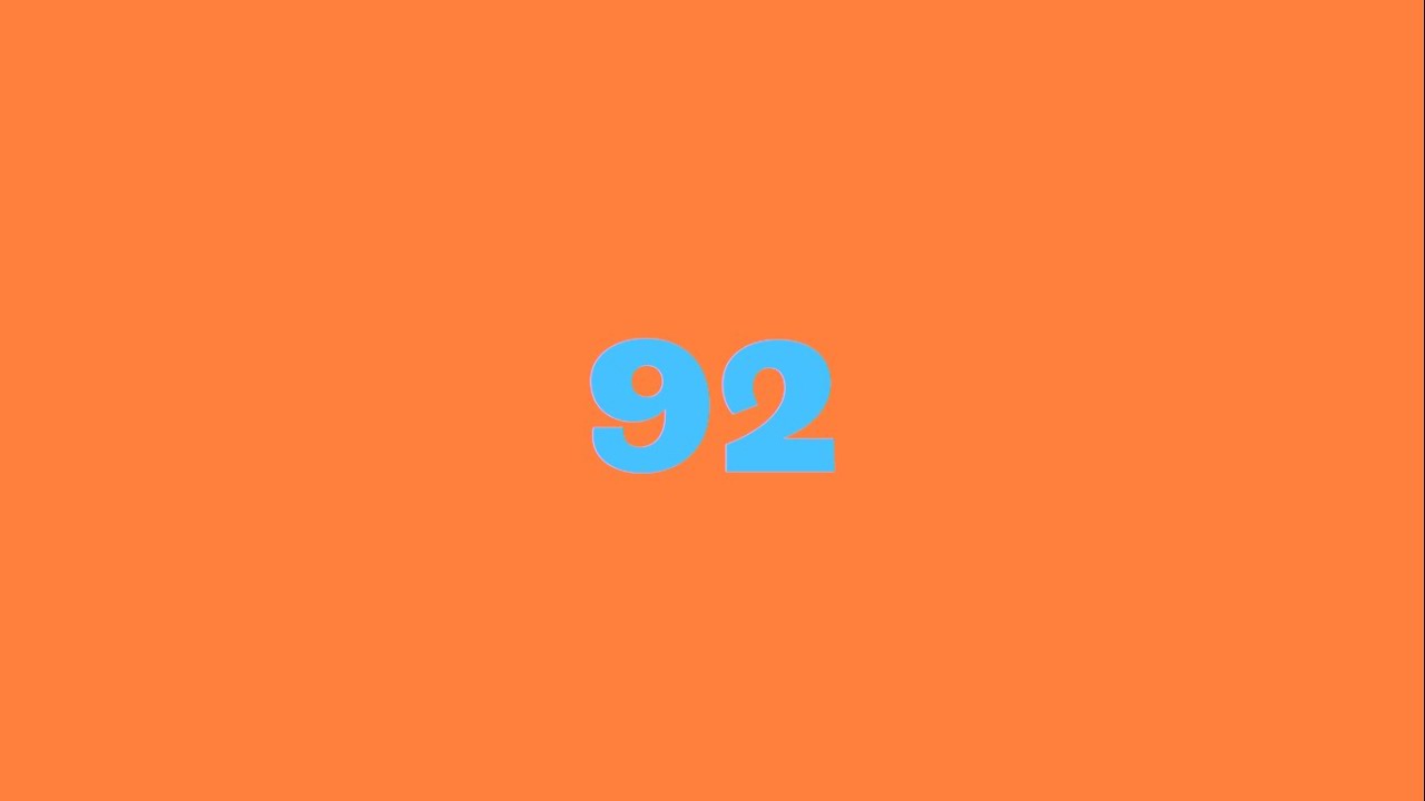 Skip counting by 92 - YouTube